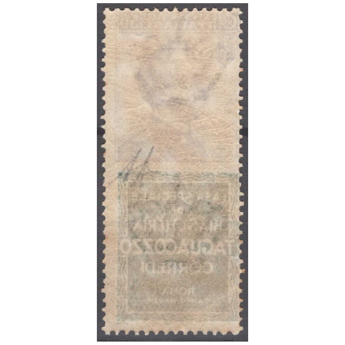 REGNO 1924-25 PUBBLICITARI 50 CENTESIMI TAGLIACOZZO N.17 G.I MNH** CERT ...
